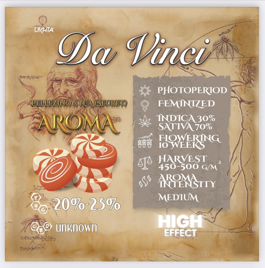 Da Vinci Strain Info / Da Vinci Weed By UKHTA Genetics - GrowDiaries